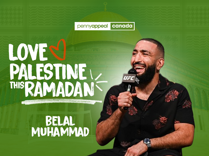 Support Palestine with Belal Muhammad | LaunchGood | LaunchGood